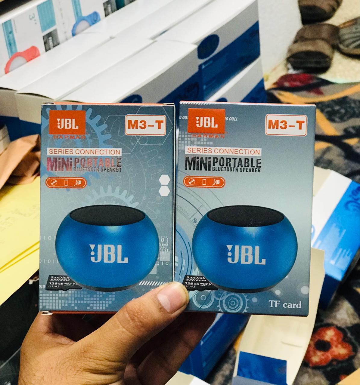 New JBL M3-T Mini Portable Bluetooth Speaker (random color) - GetOnline